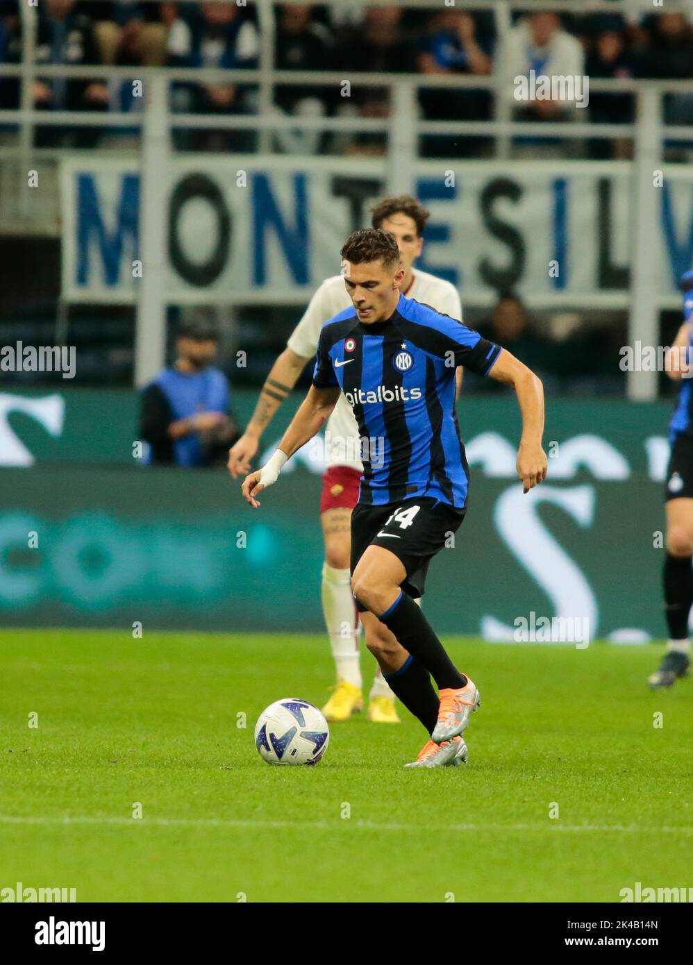 Milan, Italy. 01st Oct, 2022. Kristian Asllani of Fc Inter during the ...