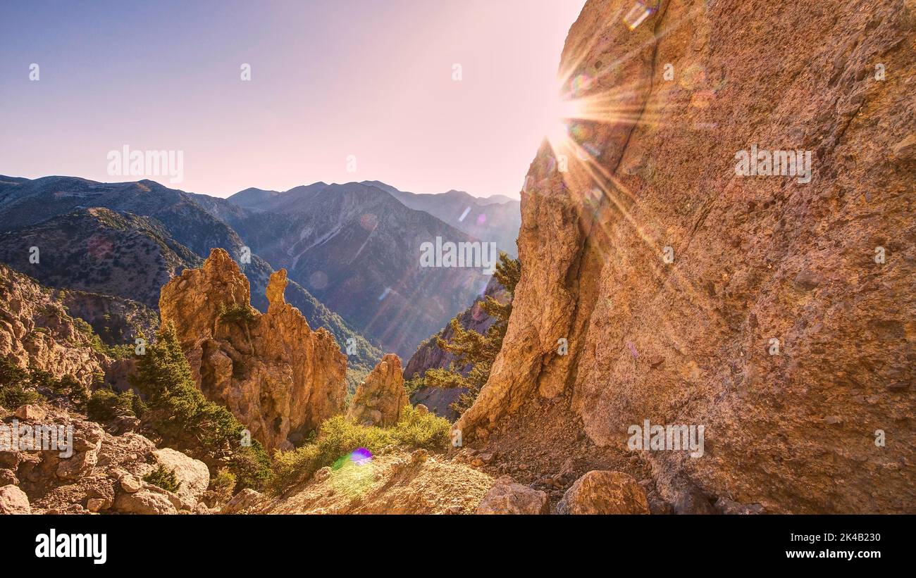 HDR, Jagged Rock, Rock face, Gingilos, Hike on the Gingilos, Morning ...