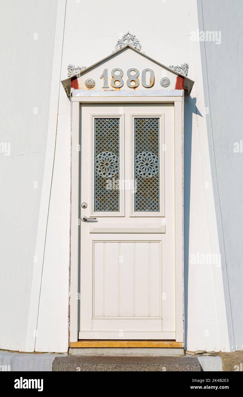 Door to Ronne Lighthouse,Ronne Port,Bornholm Island, Denmark, Europe ...