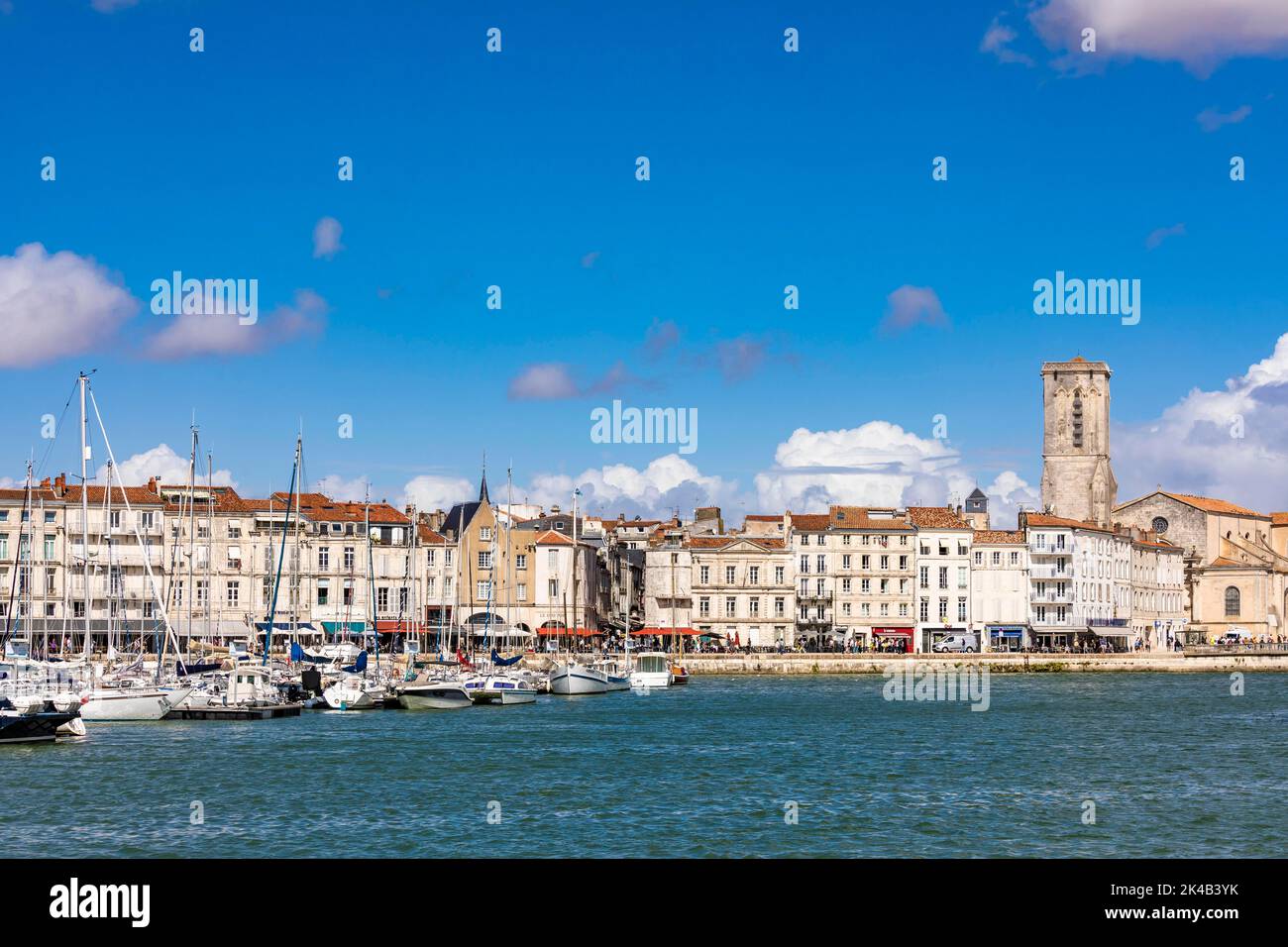Old Port and Restaurants at Quai Duperre, Old Town, La Rochelle ...