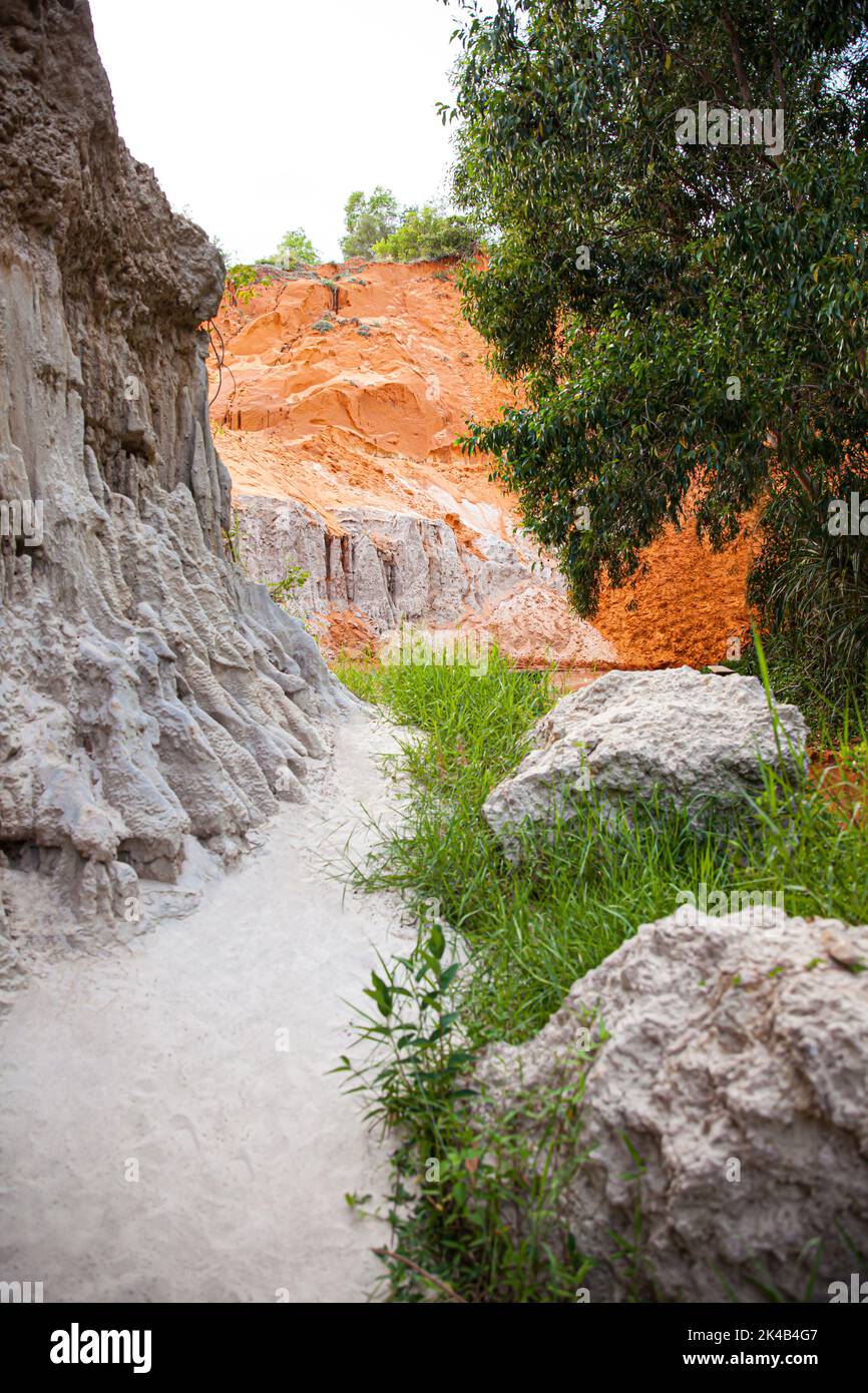 Fairy Stream in Mui Ne, Phan Thiet, Viet Nam. Beautiful landscape with ...