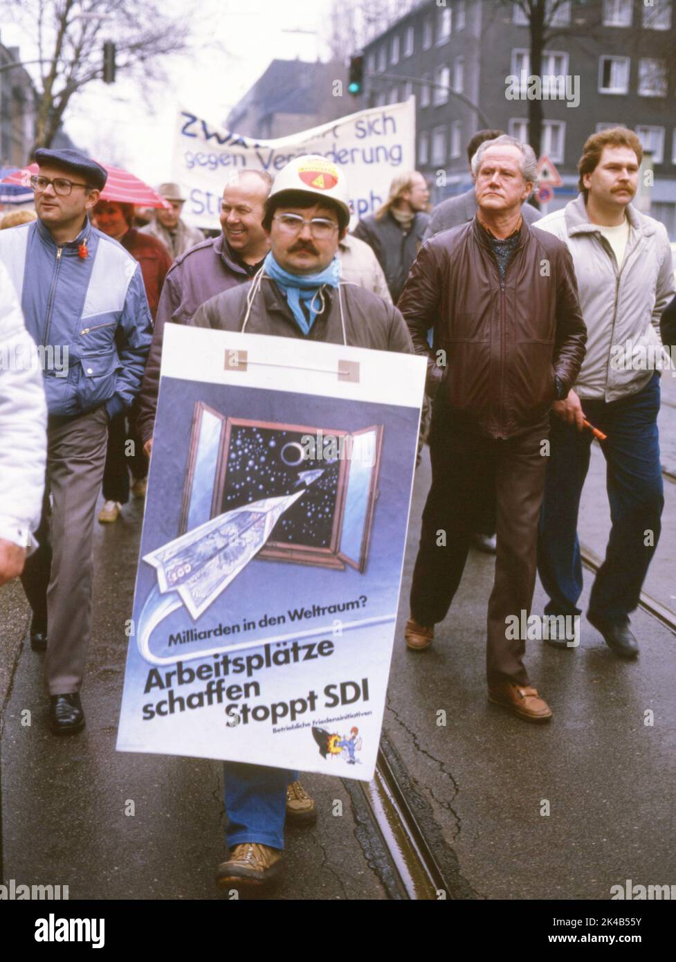 German protest 1985 hi-res stock photography and images - Alamy