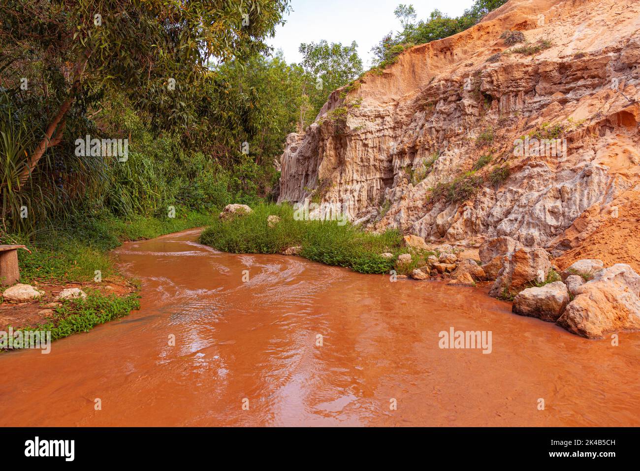 Fairy Stream in Mui Ne, Phan Thiet, Viet Nam. Beautiful landscape with ...
