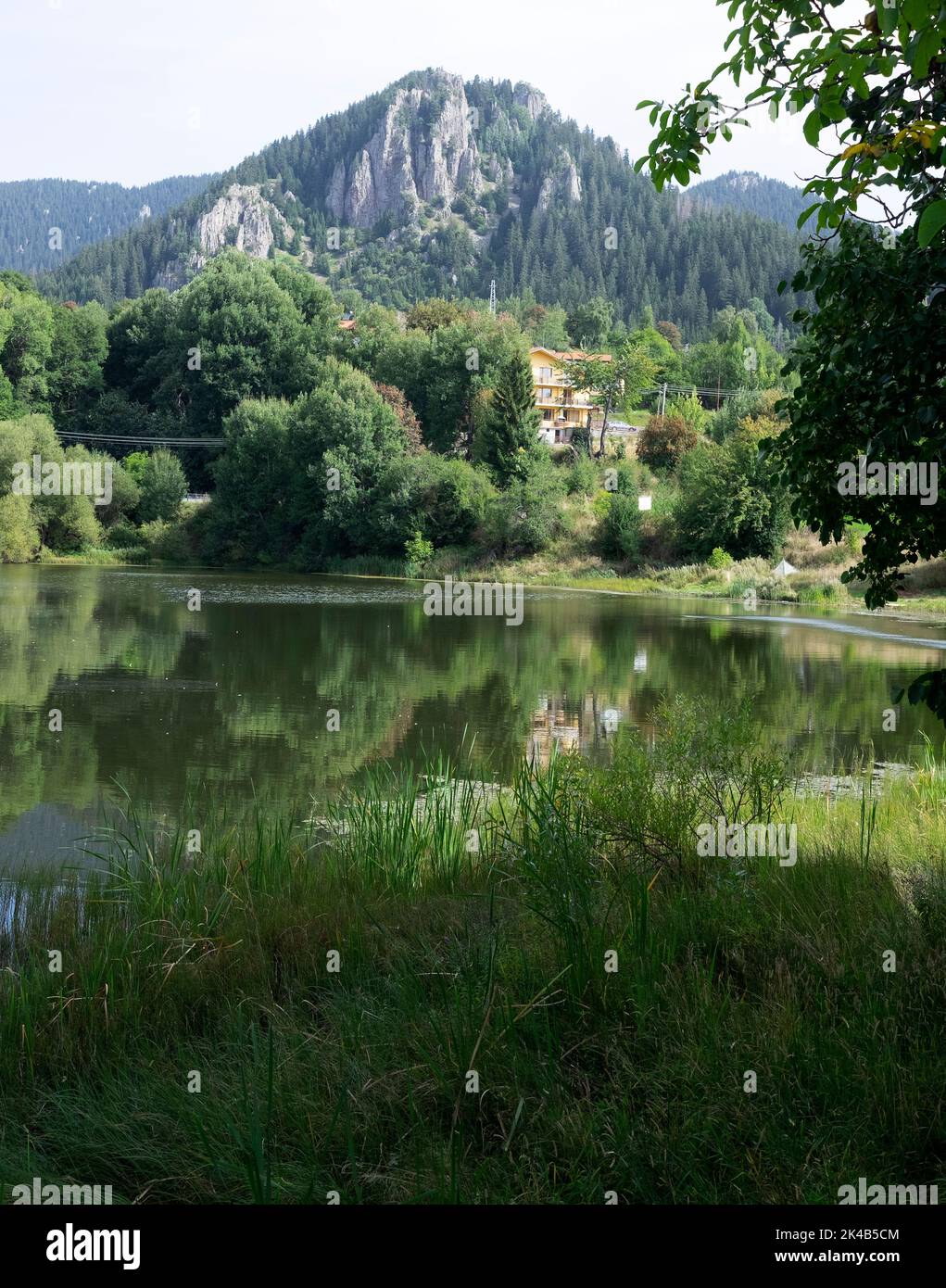 Smolyan Lakes lie on the left slope of the valley of Cherna River and ...