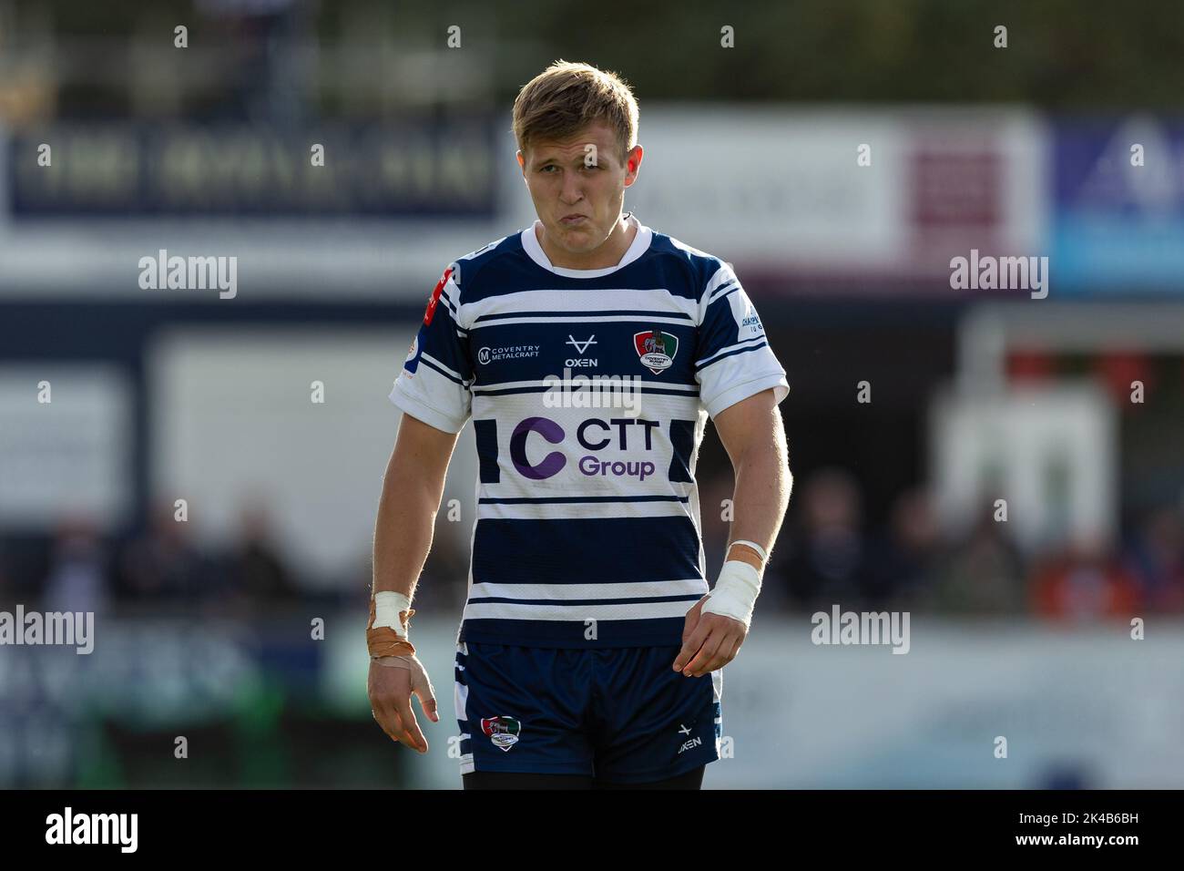 Will Talbot-Davies of Coventry Rugby during the The Championship match ...