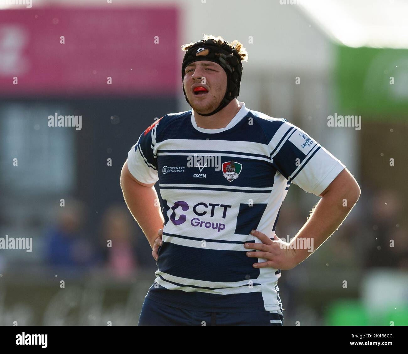 Archie Maggs of Coventry Rugby during the The Championship match ...