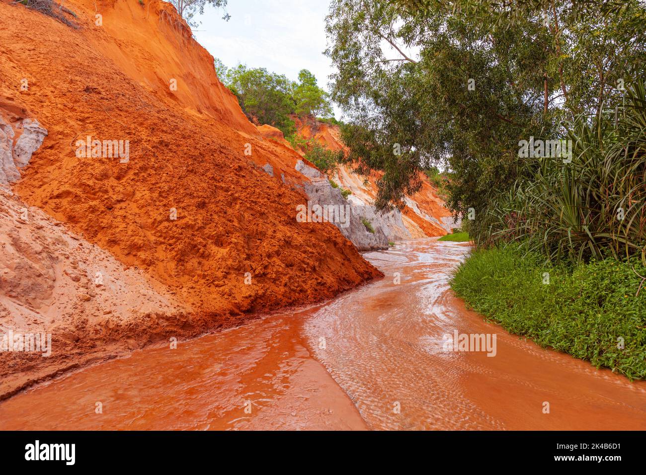 Fairy Stream in Mui Ne, Phan Thiet, Viet Nam. Beautiful landscape with ...