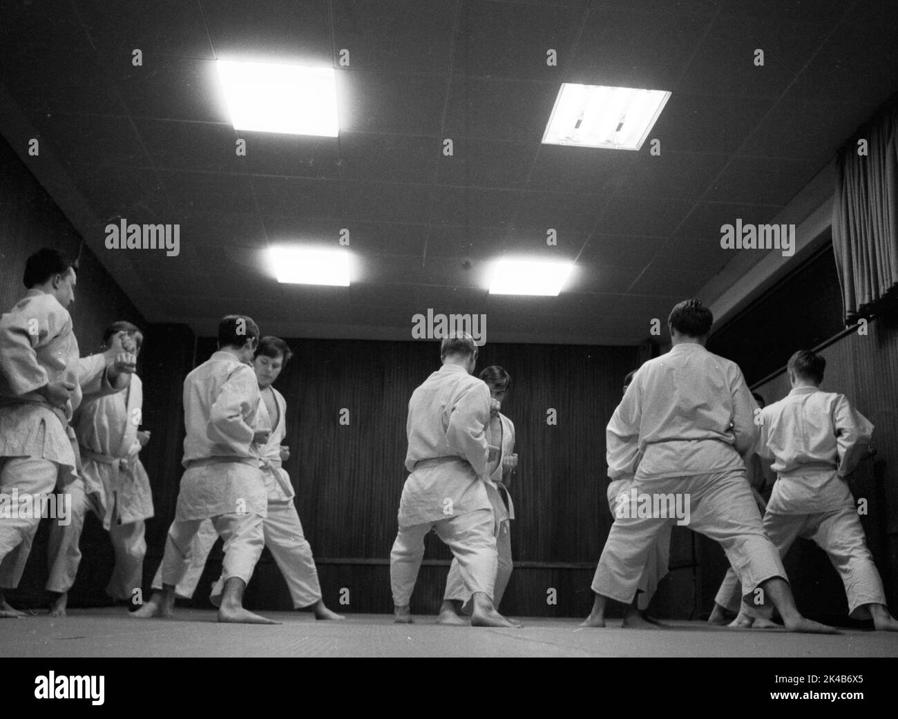 The martial art of karate was taught in this karate school in the Ruhr ...