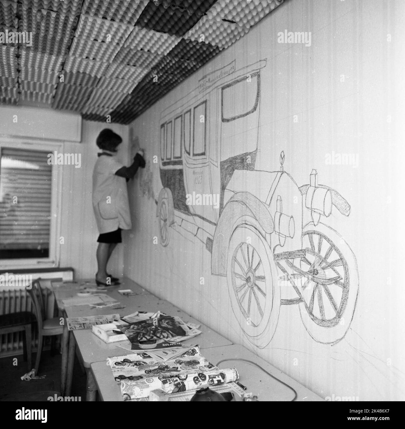 In the Ruhr area, young people on their own initiative, here in 1966 in ...