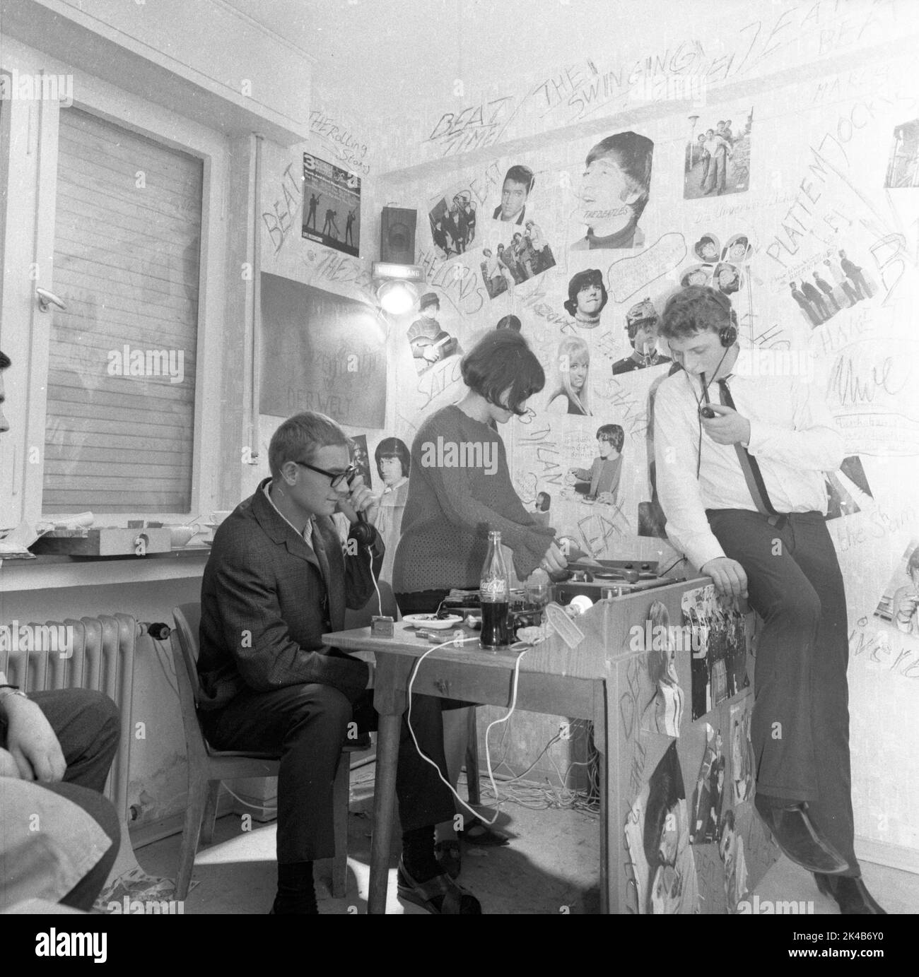 In the Ruhr area, young people on their own initiative, here in 1966 in ...