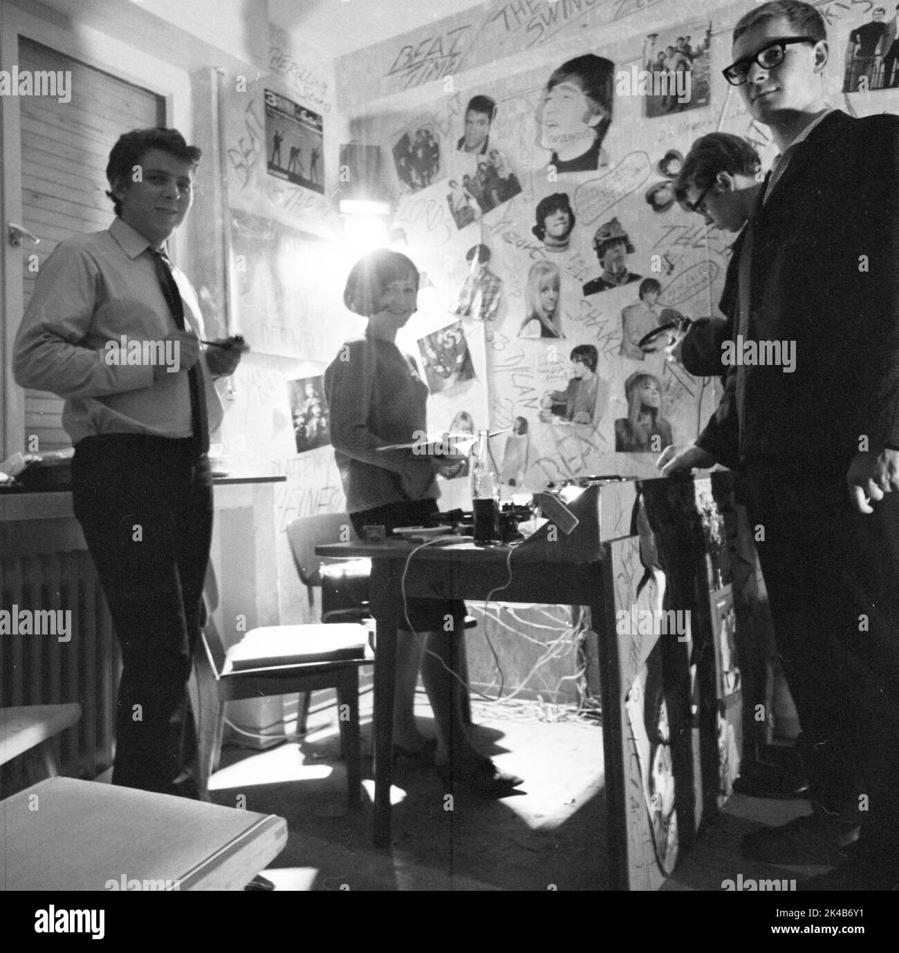 In the Ruhr area, young people on their own initiative, here in 1966 in ...