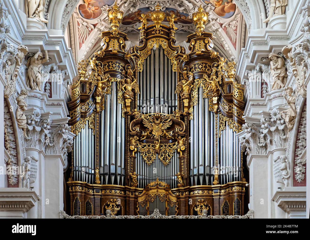 Main organ with 126 stops, part of the largest organ system in Europe ...