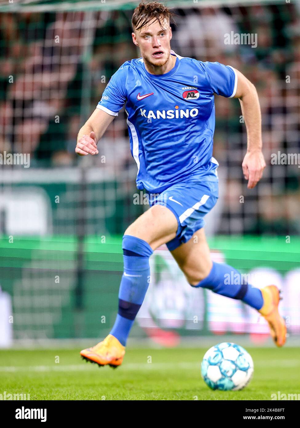 GRONINGEN, NETHERLANDS - OCTOBER 1: Sam Beukema of AZ Alkmaar during ...