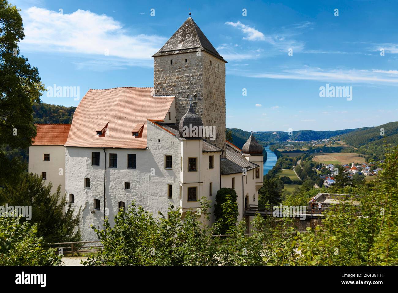 Prunn Castle, hilltop castle, first mentioned in 1037, stands on the ...