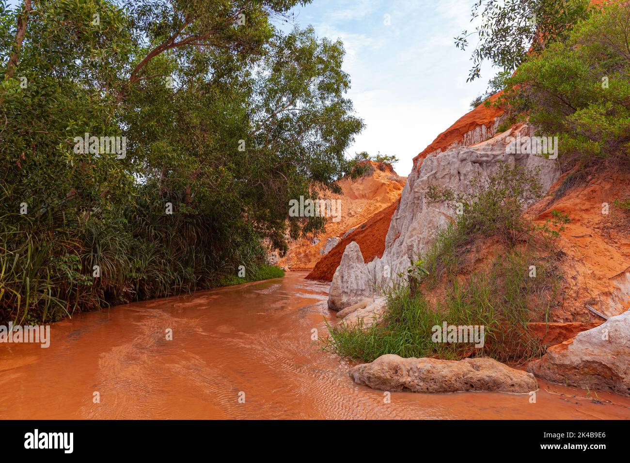 Fairy Stream in Mui Ne, Phan Thiet, Viet Nam. Beautiful landscape with ...