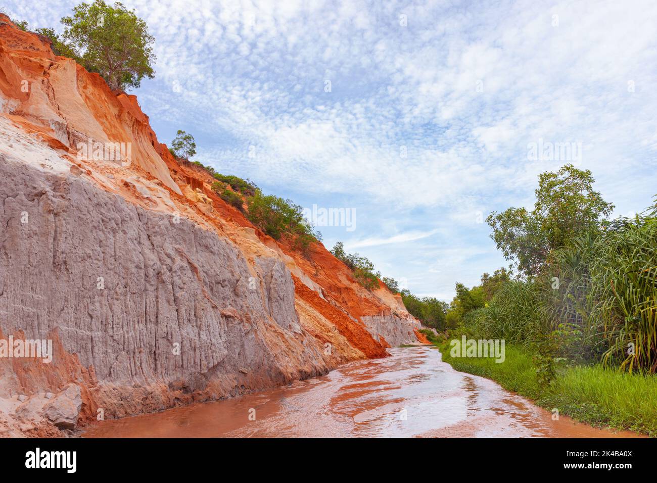 Fairy Stream in Mui Ne, Phan Thiet, Viet Nam. Beautiful landscape with ...