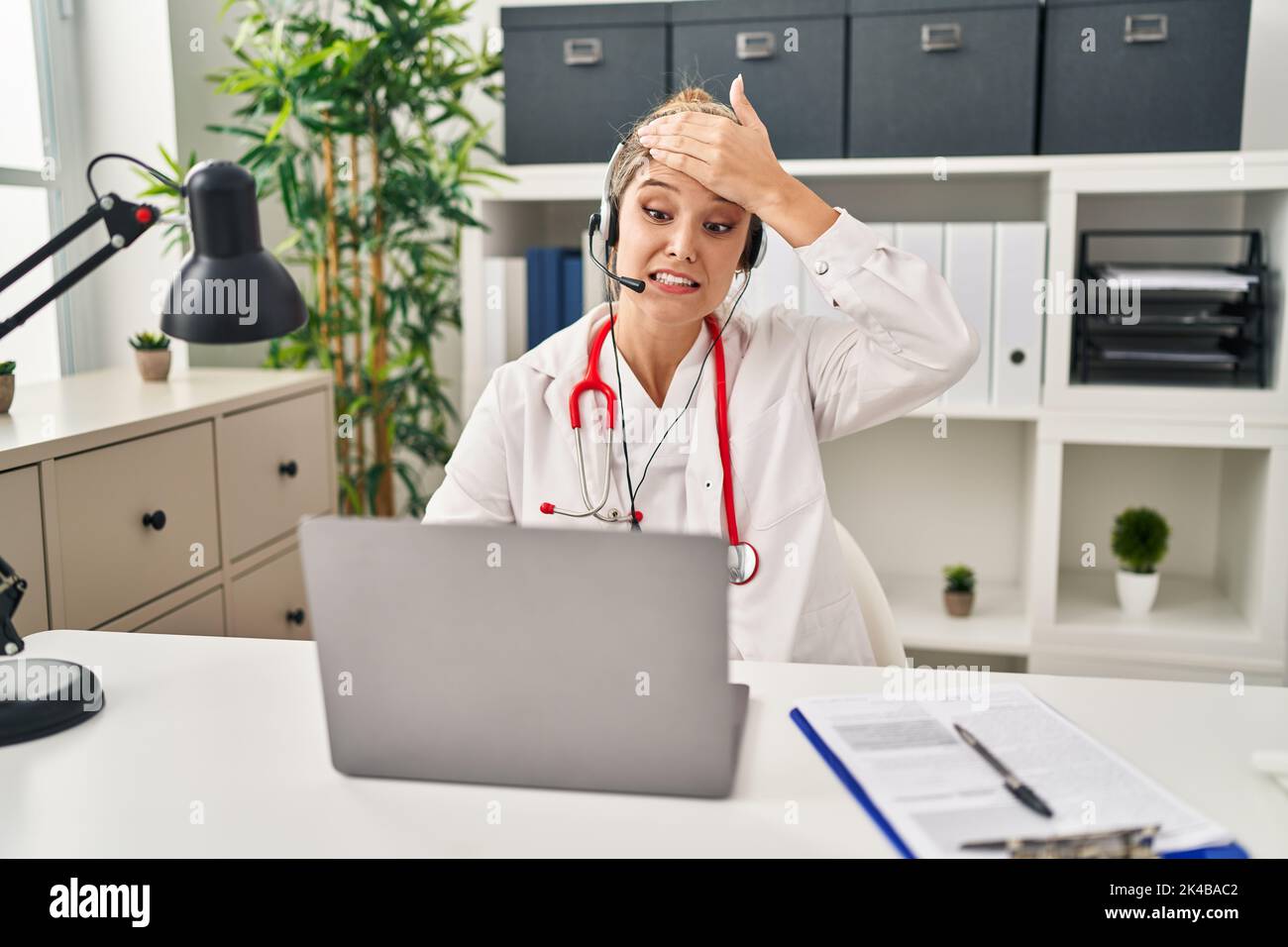 Frustrated Doctor Computer