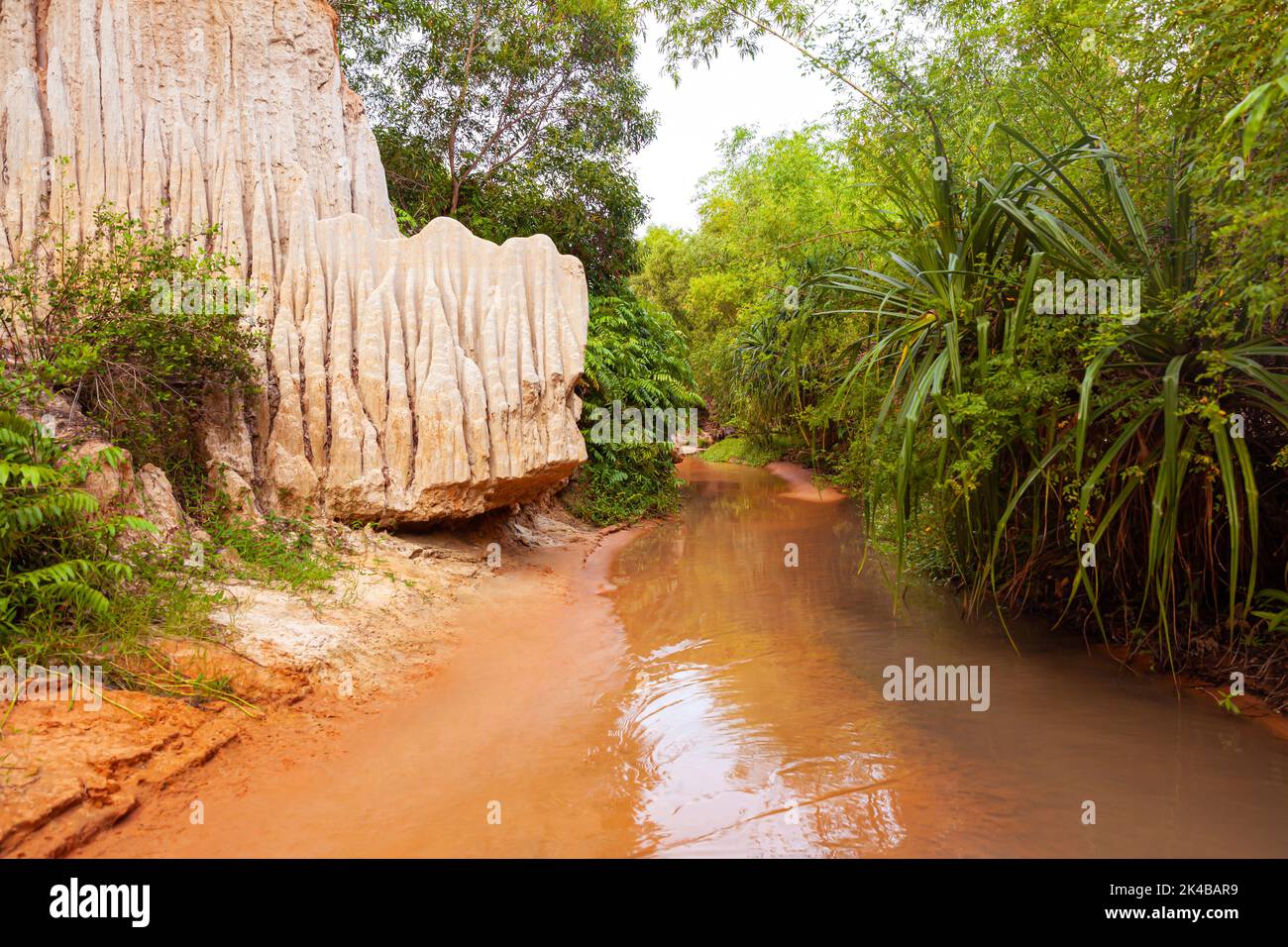 Fairy Stream in Mui Ne, Phan Thiet, Viet Nam. Beautiful landscape with ...