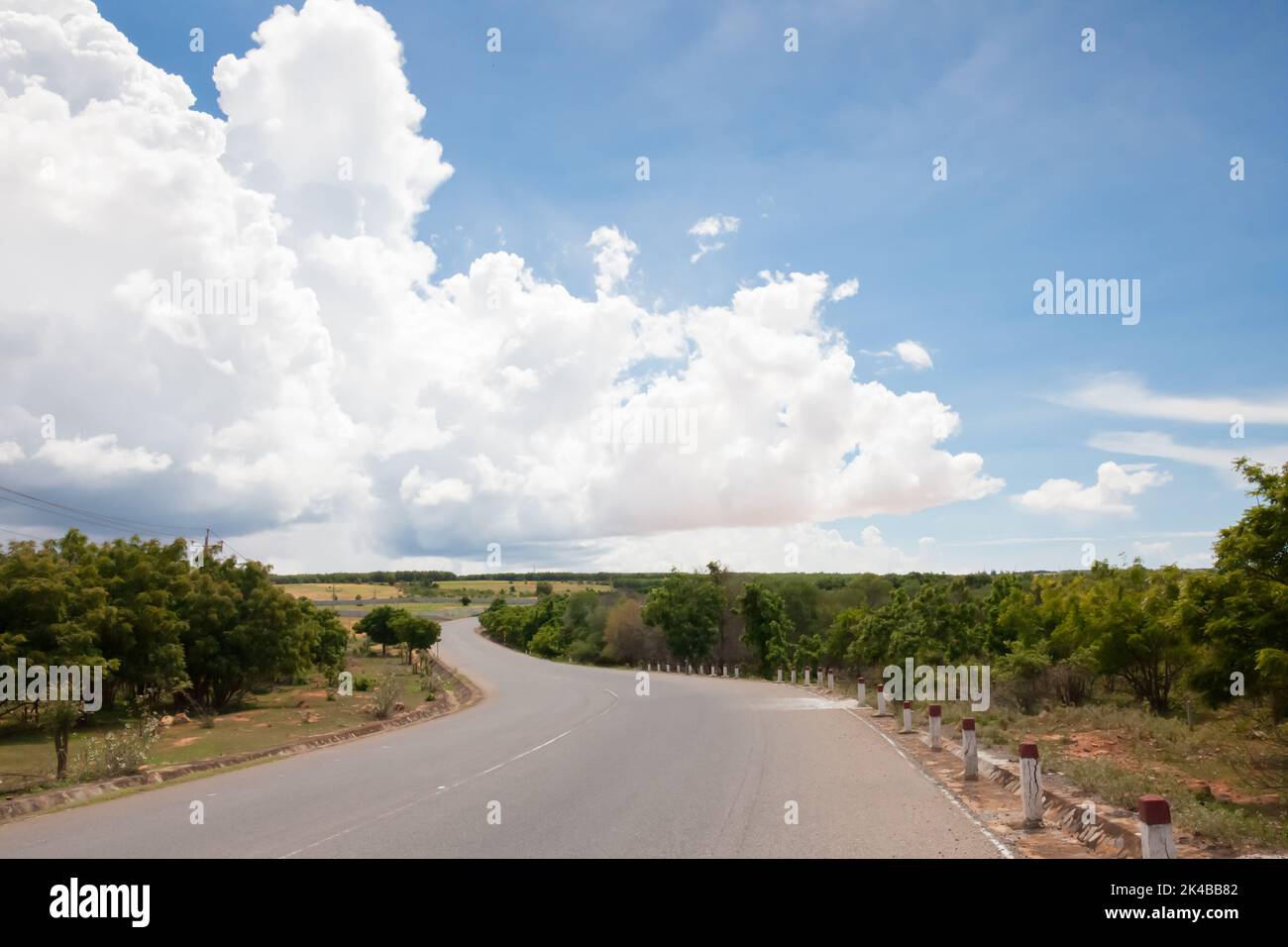 Coastal road in Phan Thiet, Mui Ne, Viet Nam. beautiful landsacpe with ...