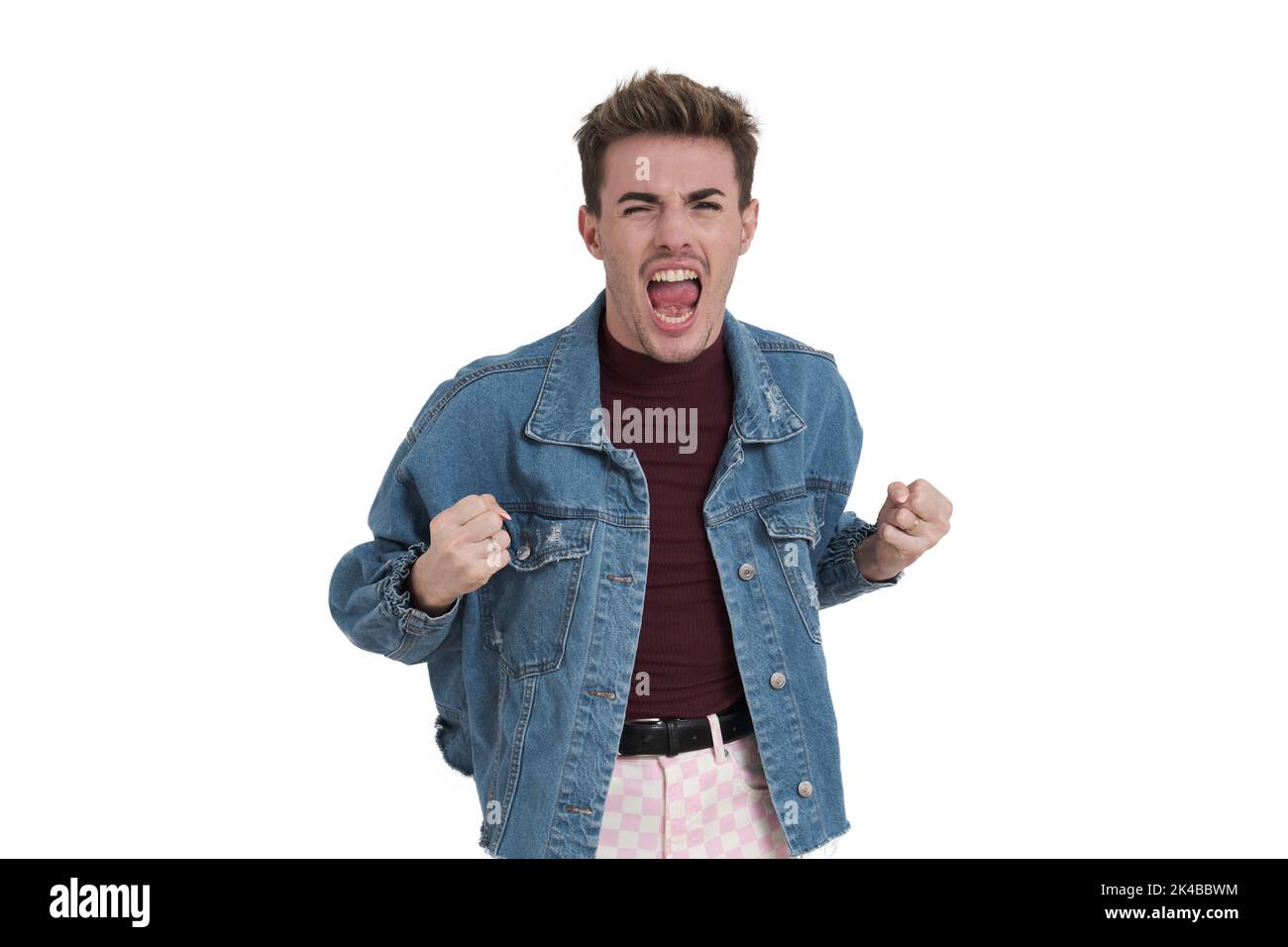 Angry youth shouting hi-res stock photography and images - Alamy