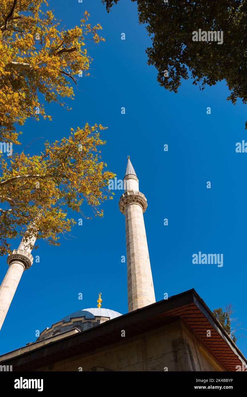 Mosque vertical photo. Atik Valide Mosque in Uskudar. Ottoman ...