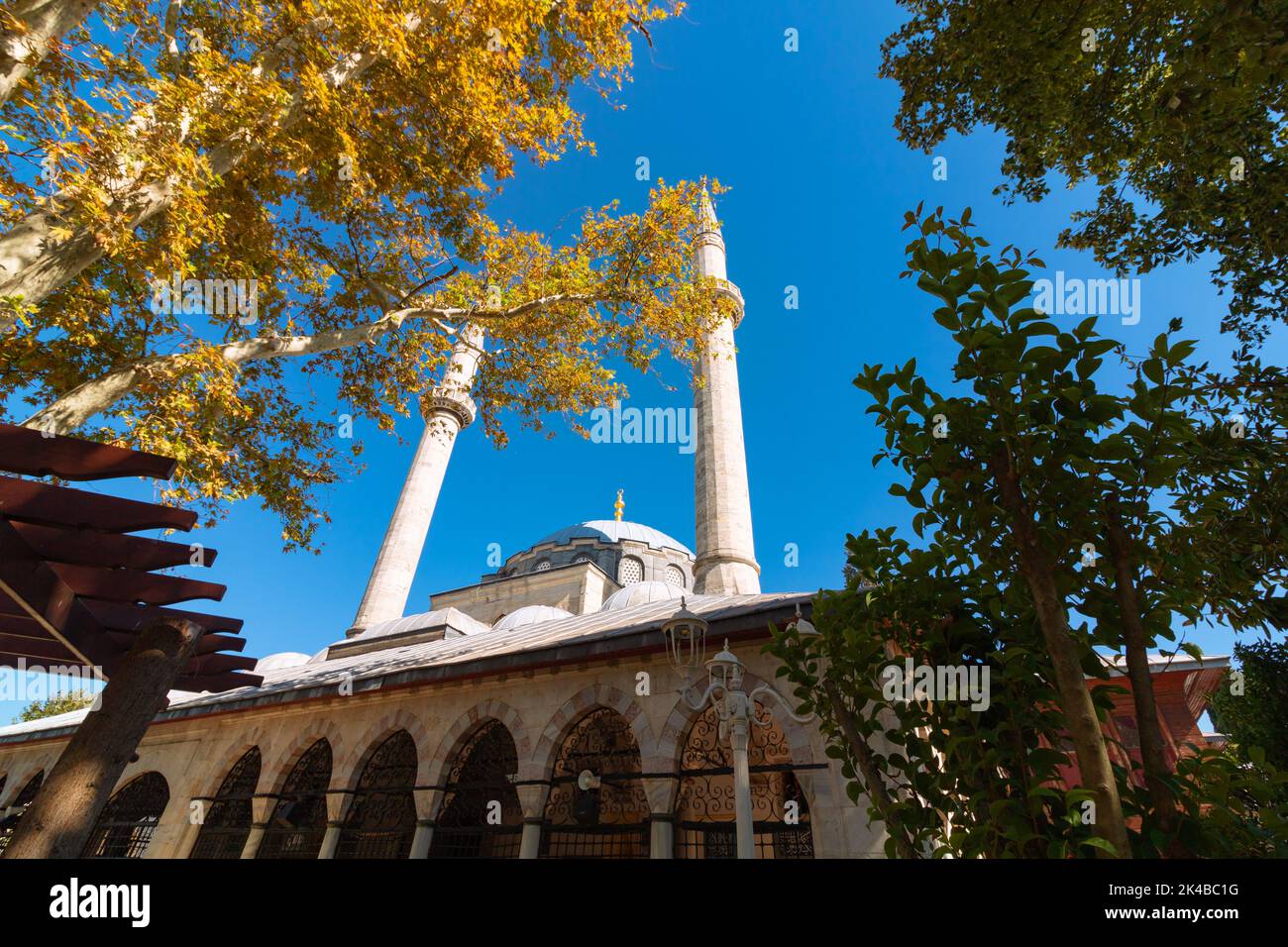 Atik Valide Mosque in Uskudar Istanbul. Islamic or ramadan or kandil ...