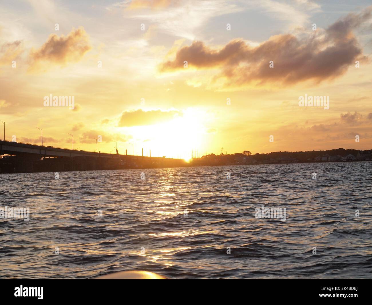 Long low bridge over a bay hi-res stock photography and images - Alamy