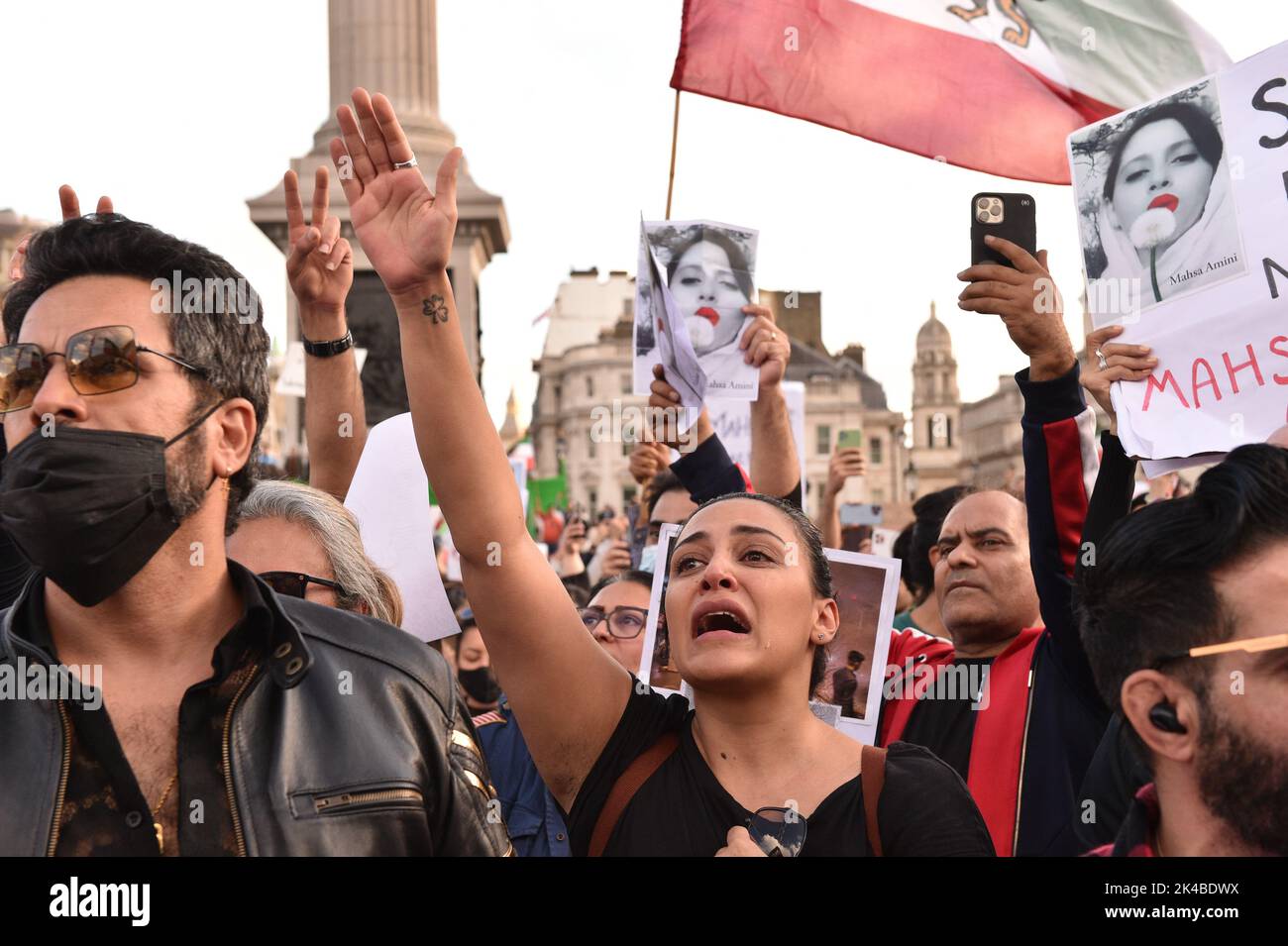 London, England, UK. 1st Oct, 2022. Women, life, liberty"" protest, in ...