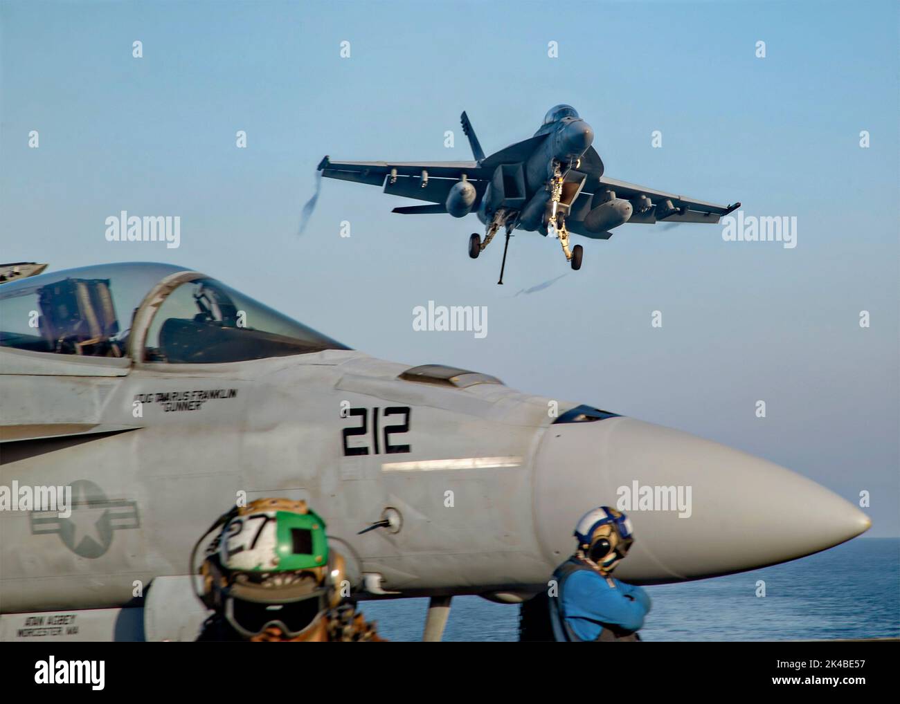 Busan, South Korea. 01st Oct, 2022. A U.S. Navy F/A-18F Super Hornet ...