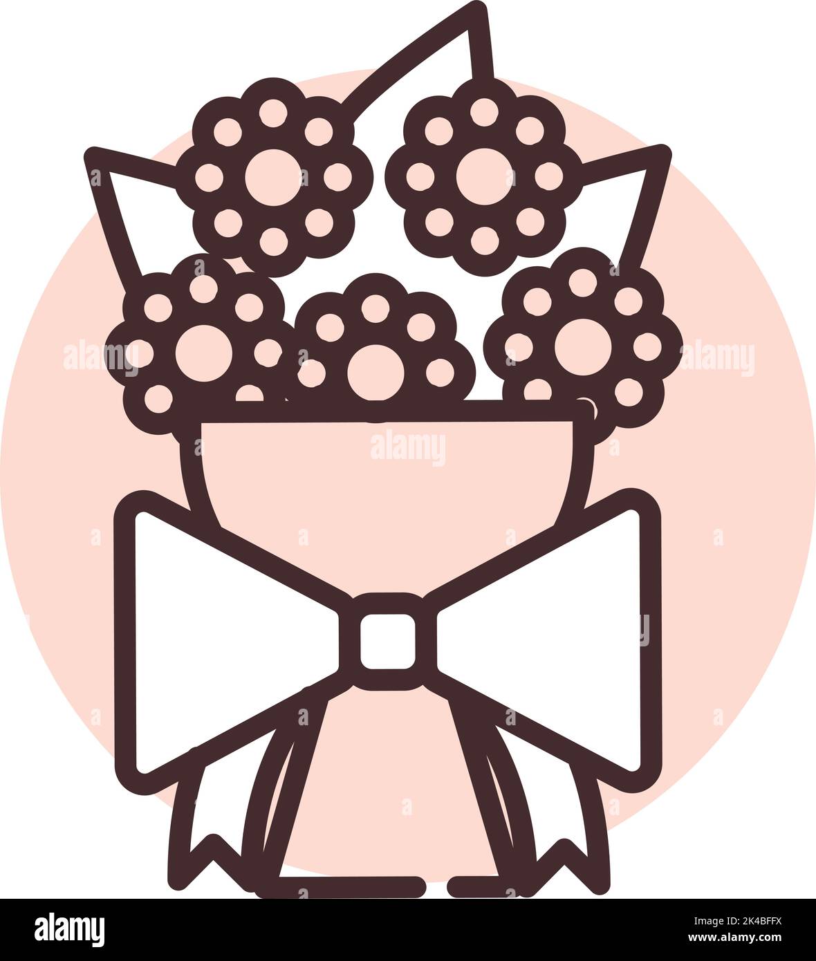Allergy flowers, illustration, vector on white background Stock Vector ...