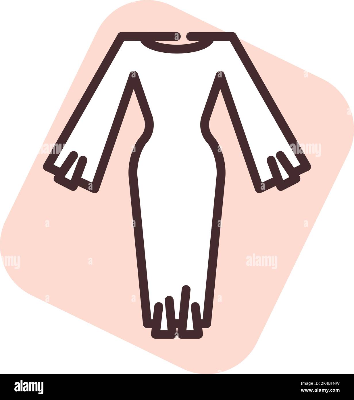 Apparel Tight Dress Illustration Vector On White Background Stock Vector Image And Art Alamy