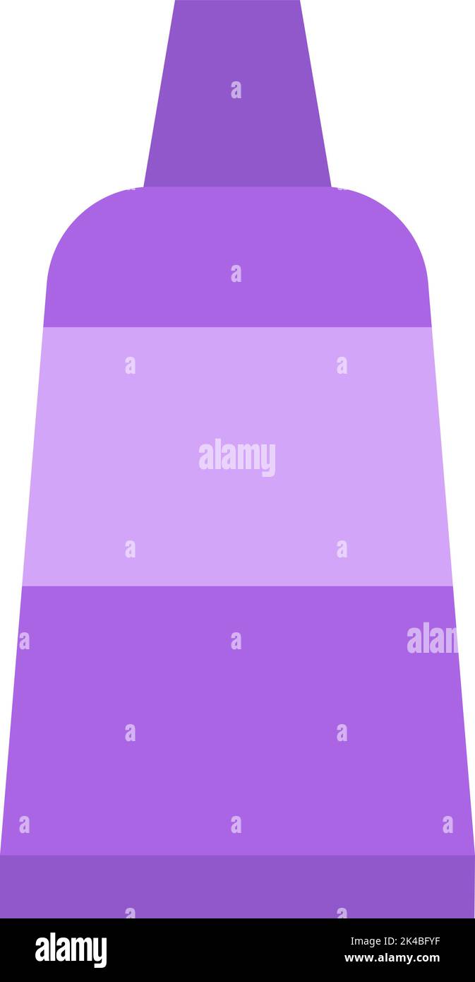 Bathroom toothpaste, illustration, vector on white background Stock ...