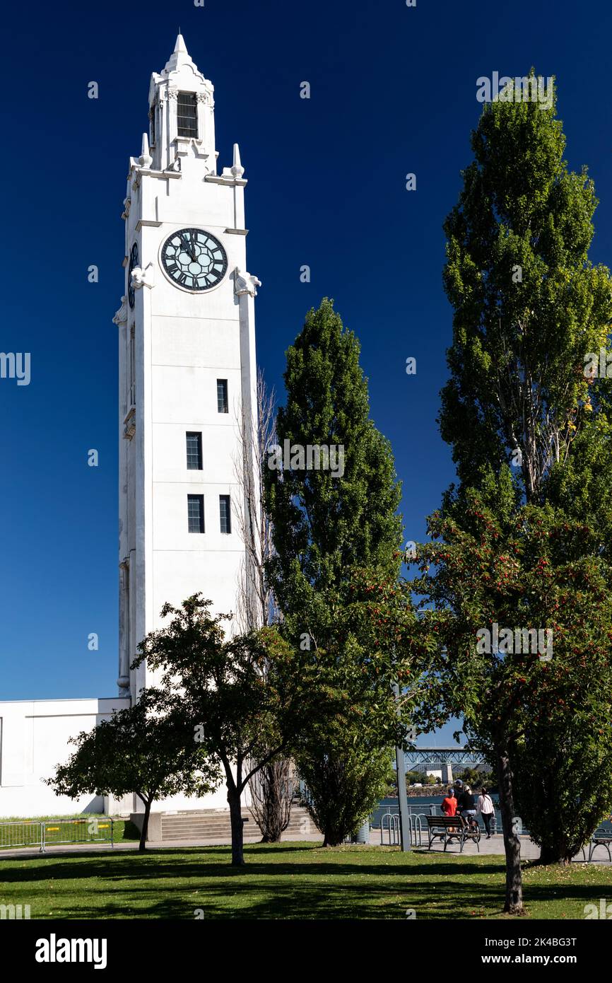 The Old Port, Sailor's Memorial Clock Tower, Canada, Quebec, Montreal ...