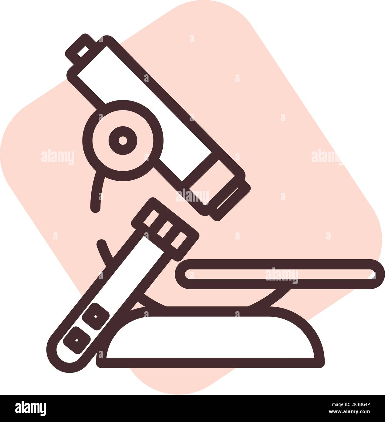 Biochemistry blood testing, illustration, vector on white background ...