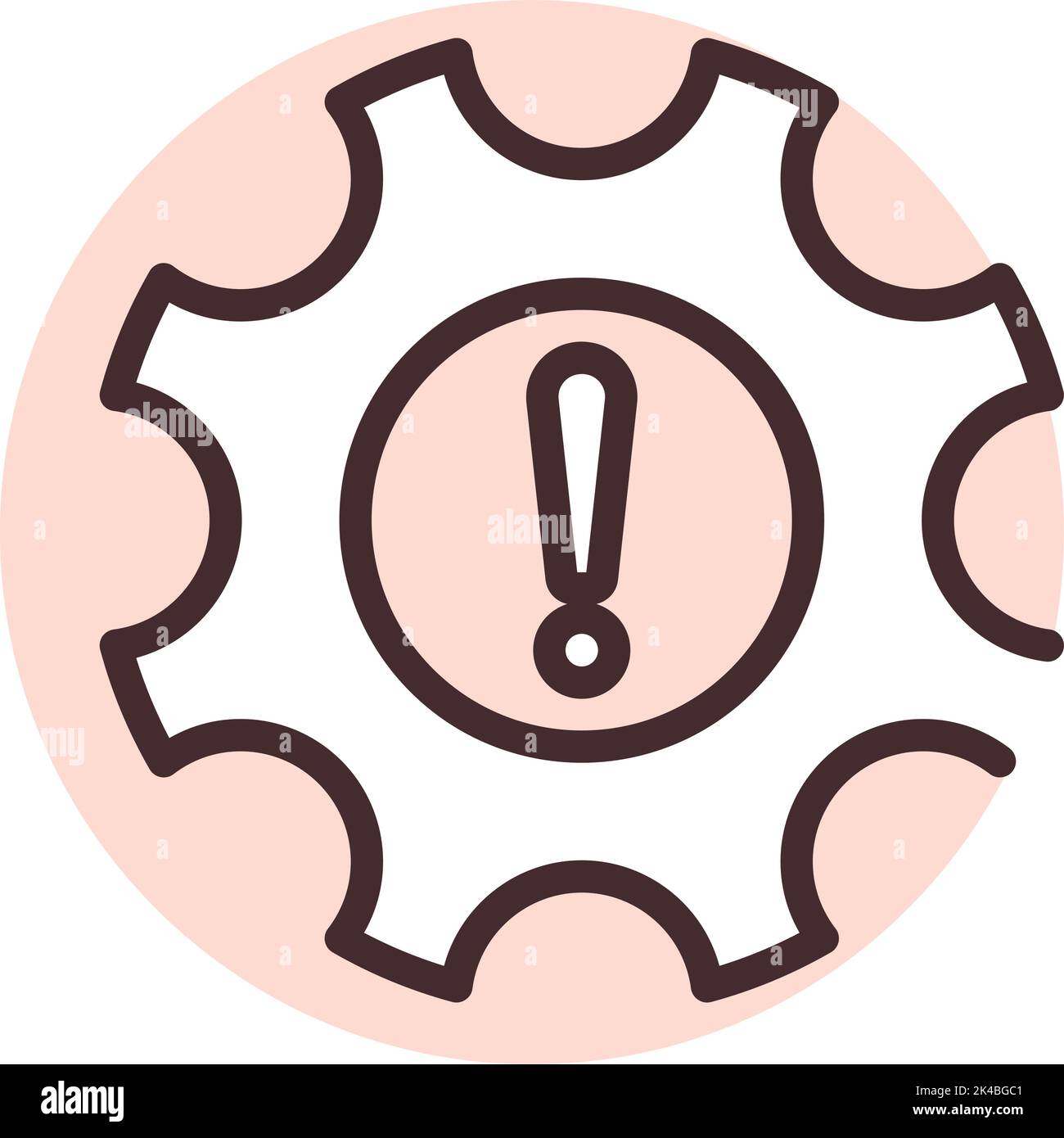 Business crisis risks, illustration, vector on white background Stock ...