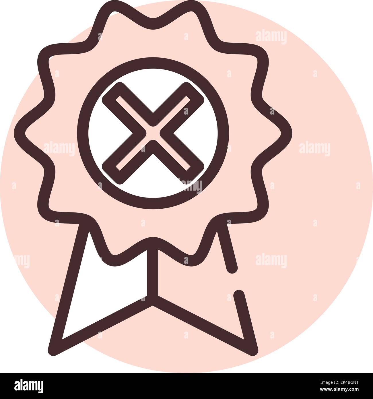 Business crisis bad reputation, illustration, vector on white ...