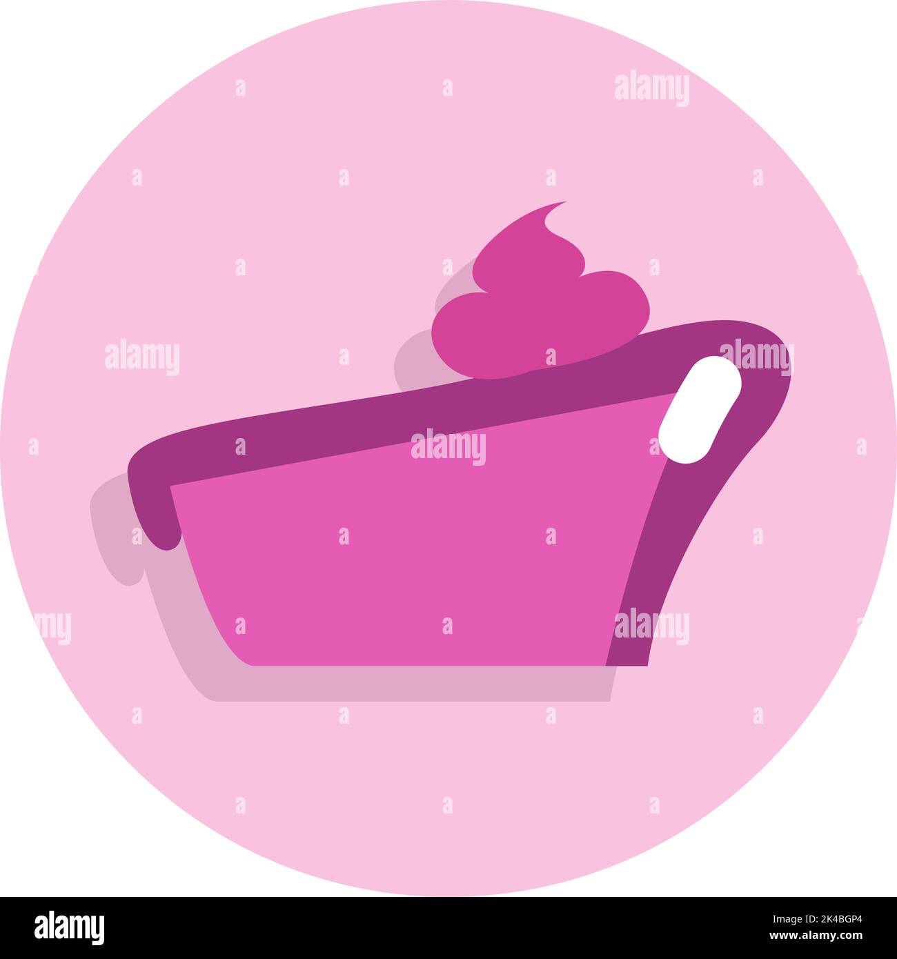 Piece fruit cake on Stock Vector Images - Alamy