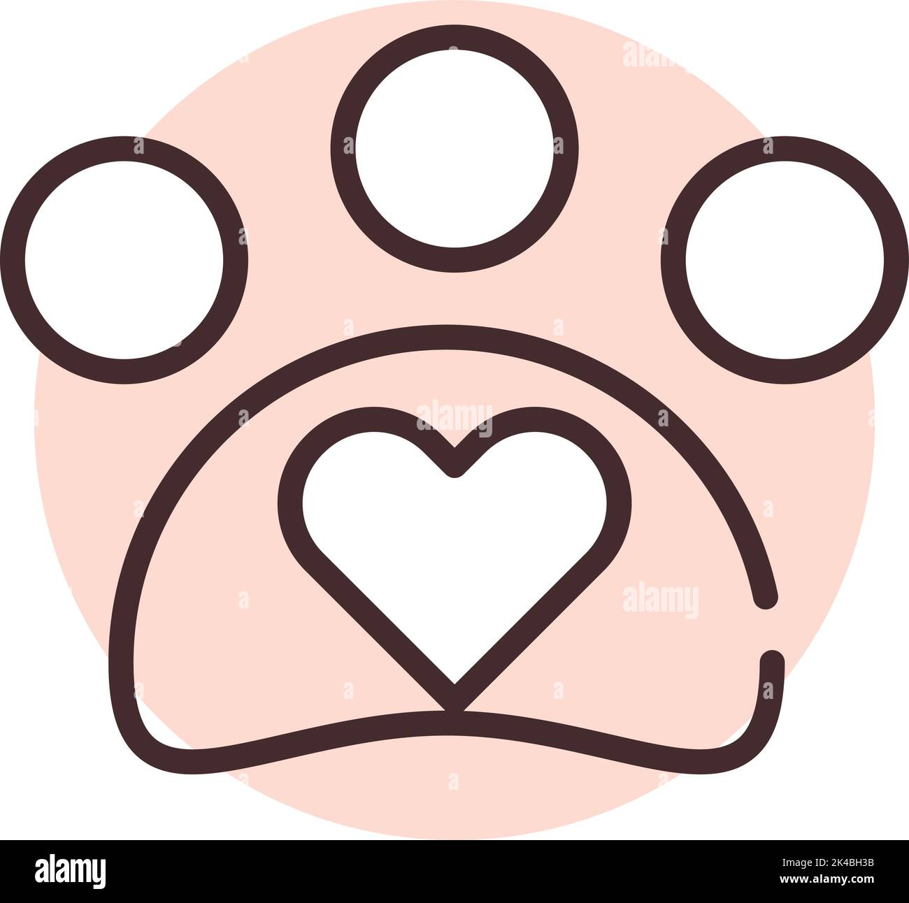 Charity and donation animal protection, illustration, vector on white ...