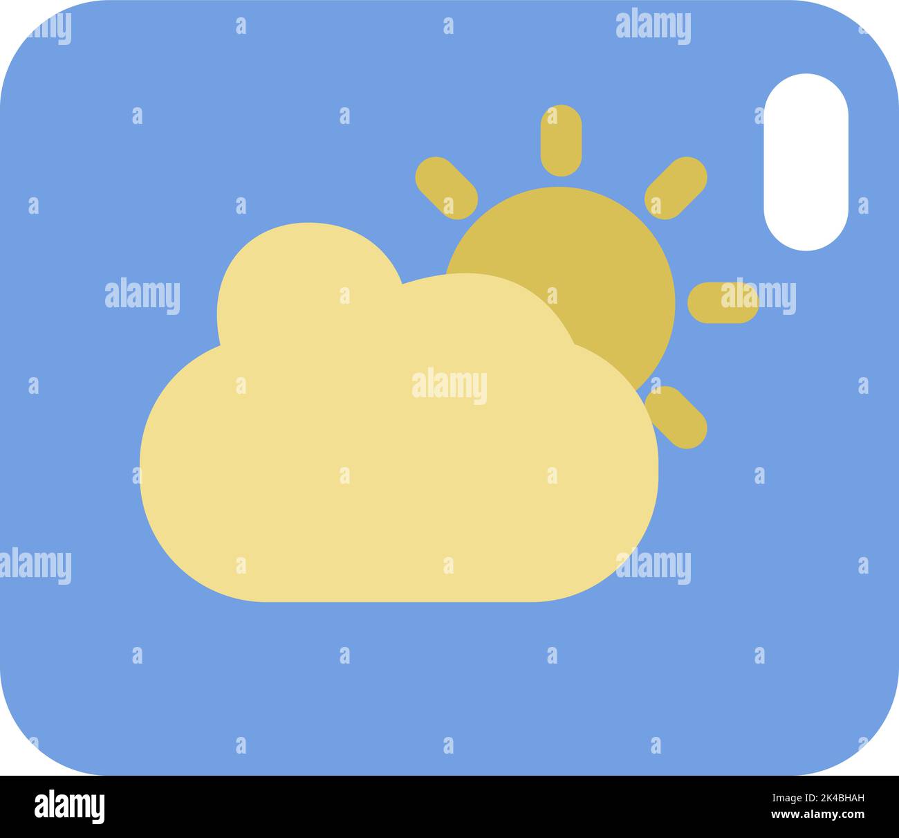 City weather, illustration, vector on white background Stock Vector ...