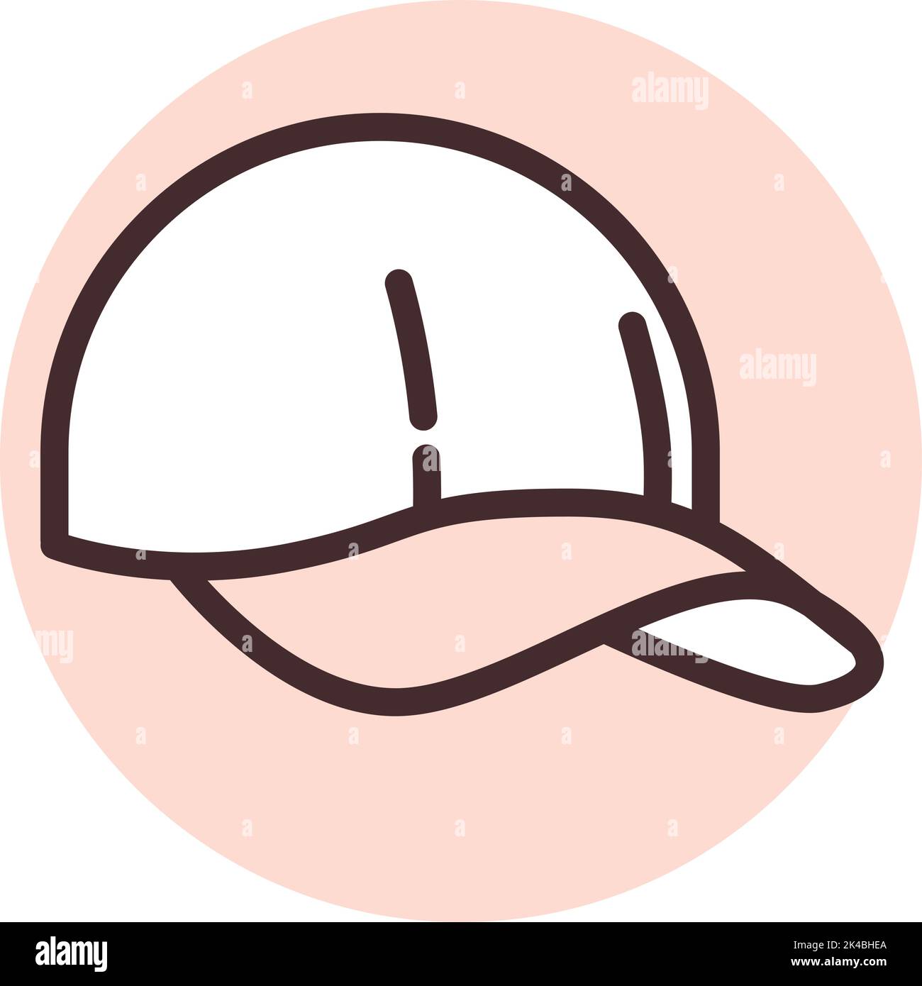 Clothing hat, illustration, vector on white background Stock Vector ...
