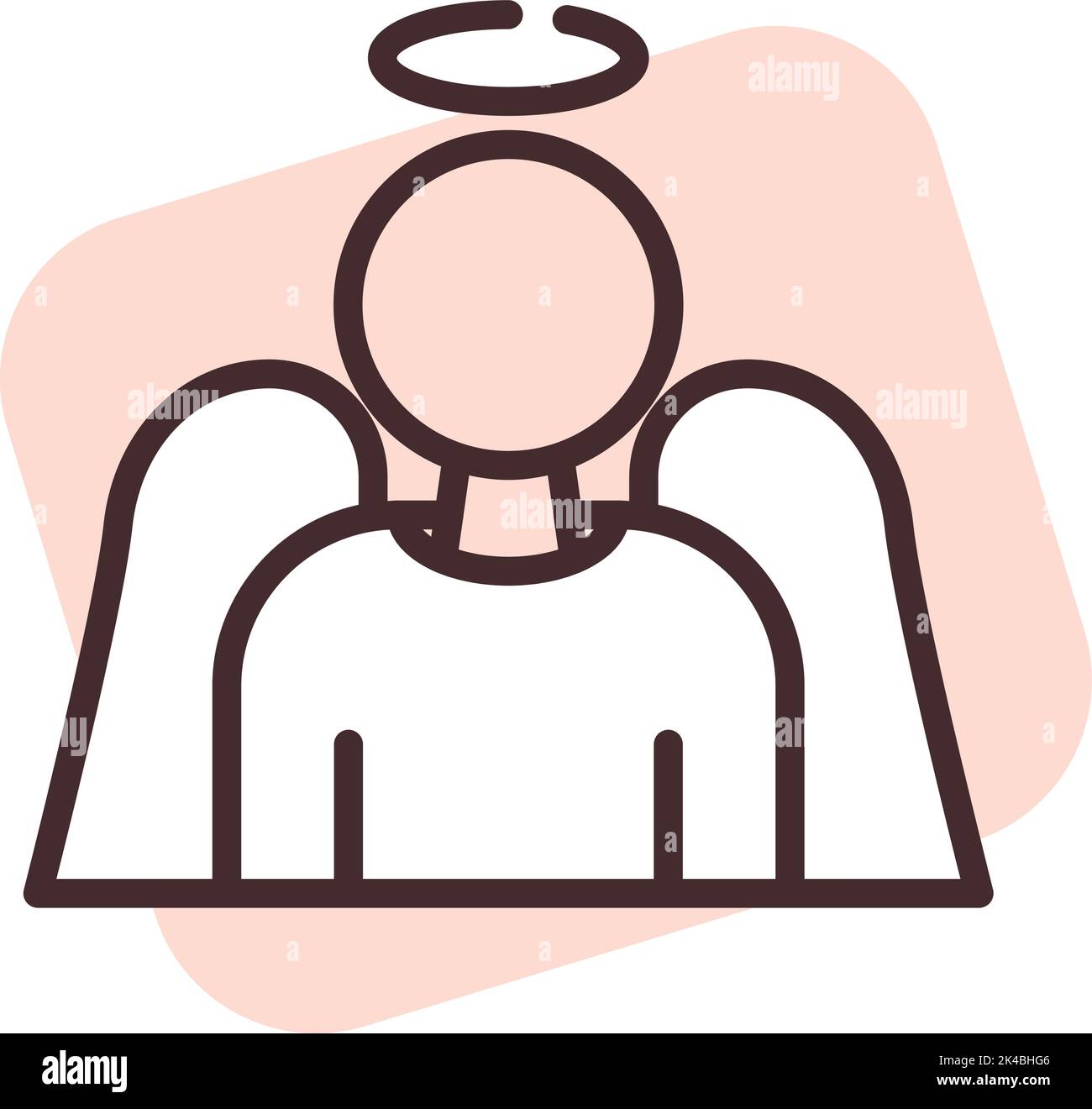 Charity and donation benefactor, illustration, vector on white ...