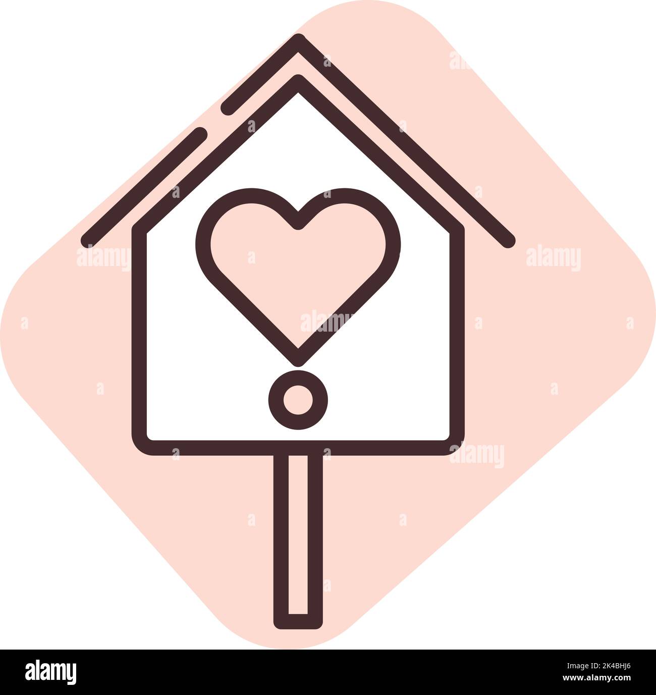 Charity and donation animal love, illustration, vector on white ...