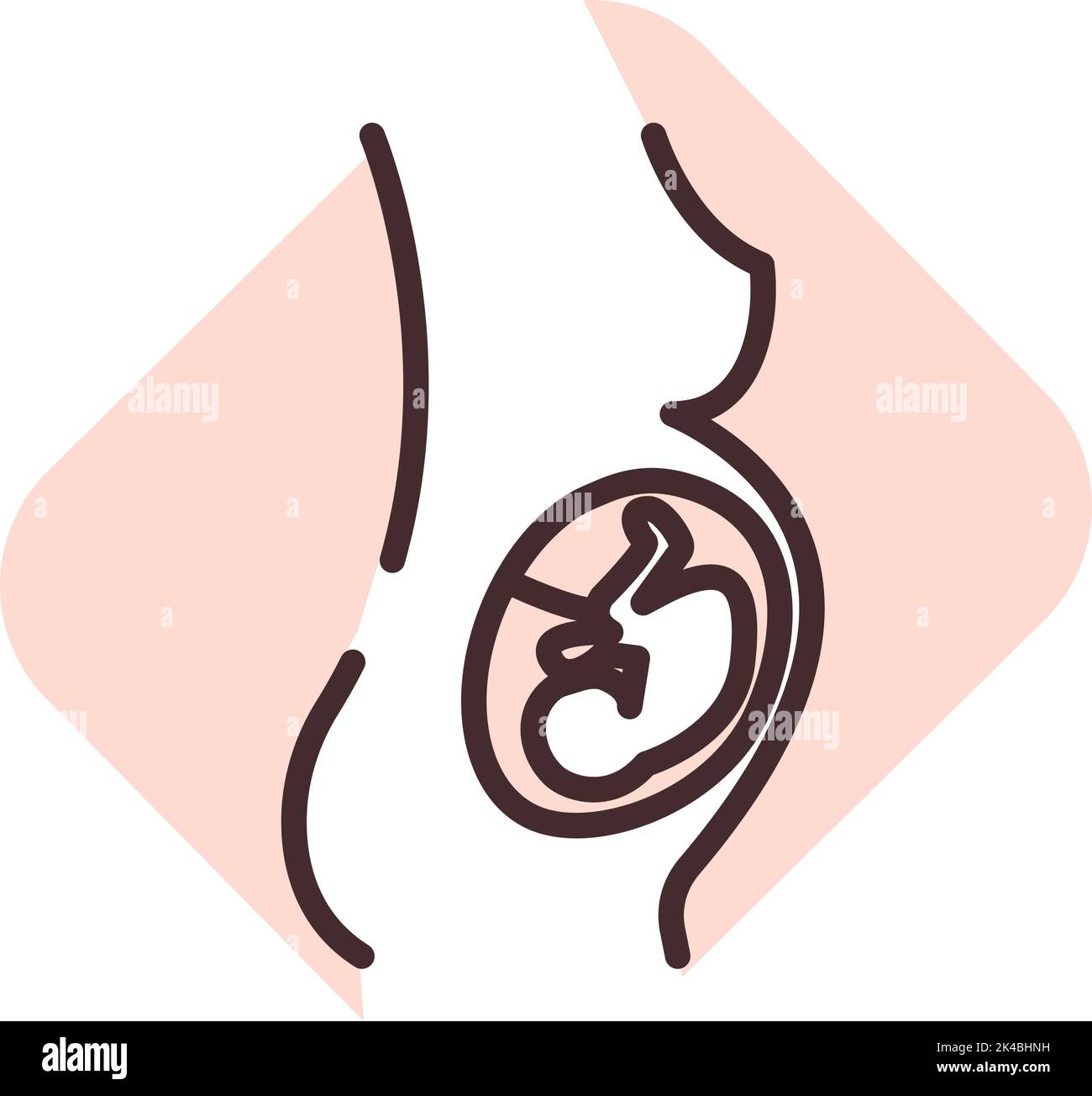 Pregnant surrogate Stock Vector Images - Alamy