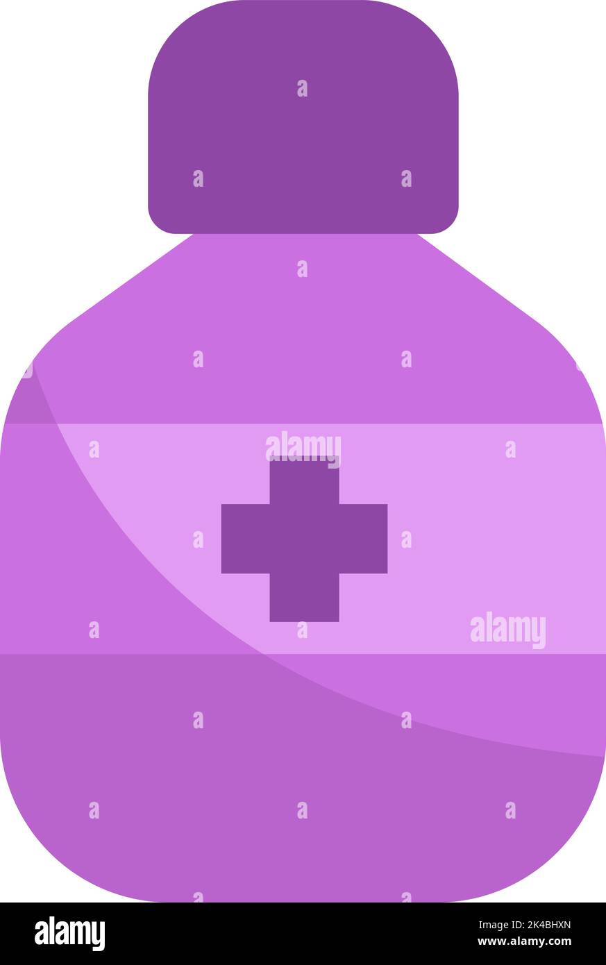 Covid rubbing alcohol, illustration, vector on white background Stock ...