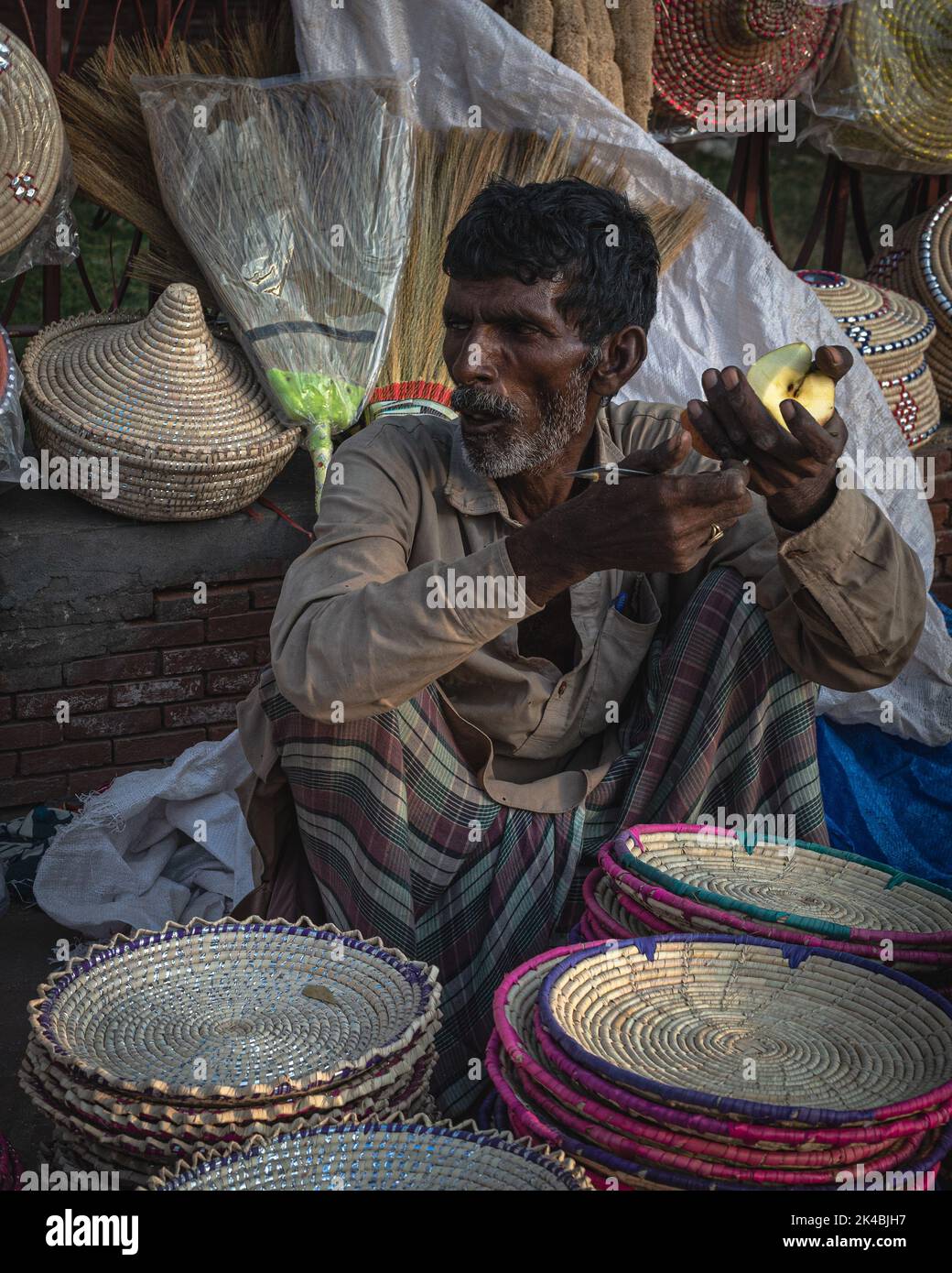 A Street Vendor in Multan Stock Photo - Alamy