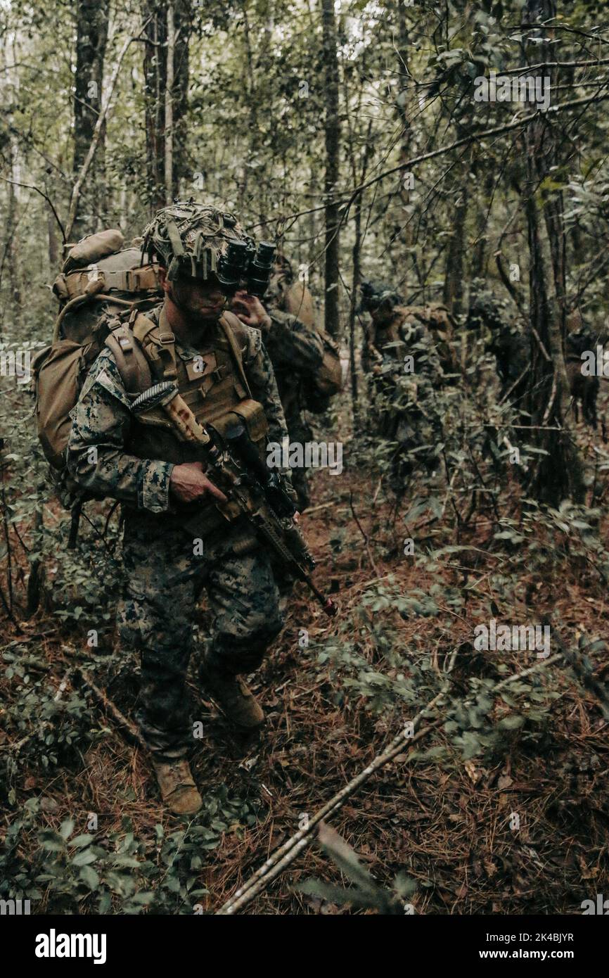 U.S. Marines with 1st Battalion, 6th Marine Regiment, 2d Marine ...