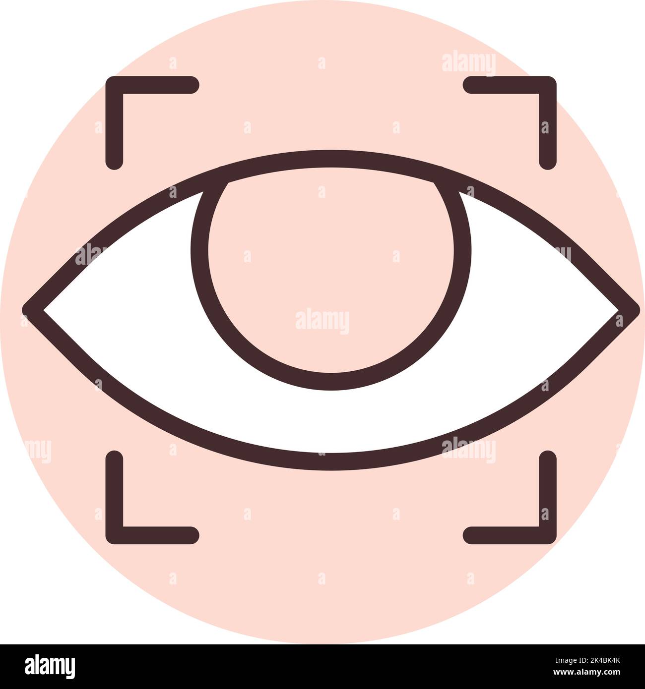 Cyber security eye, illustration, vector on white background Stock ...