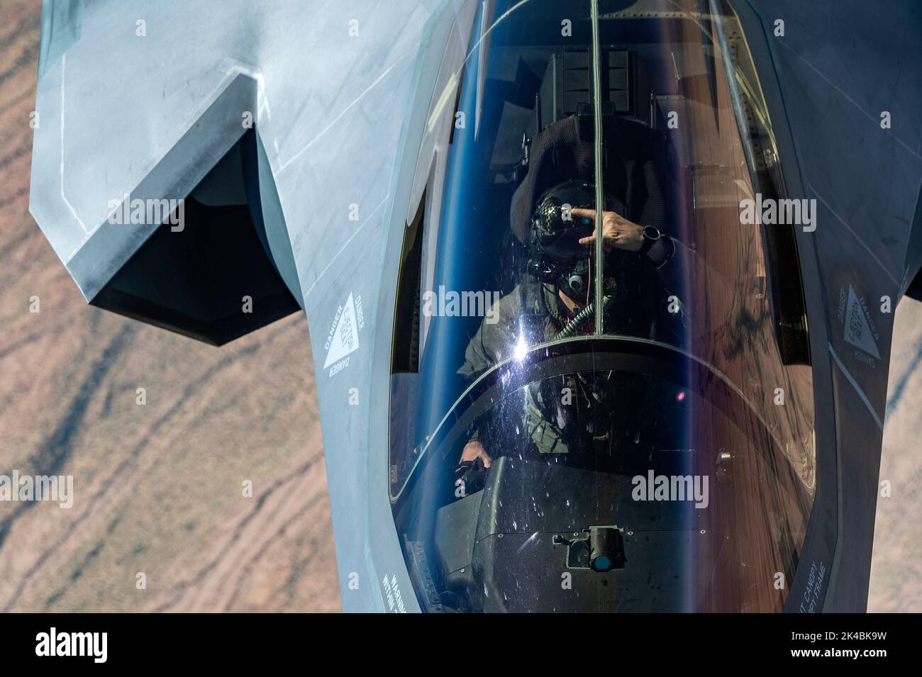 A U.S. Air Force F-35A Lightning II pilot with Luke Air Force Base ...