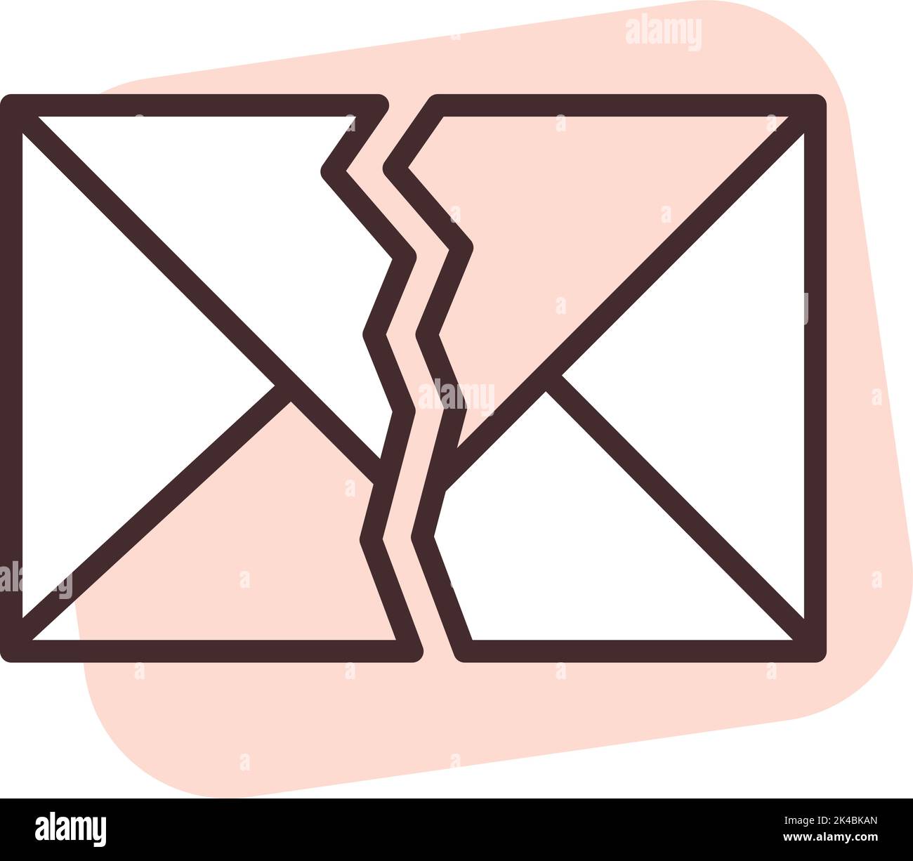 Cyber security spam, illustration, vector on white background Stock ...