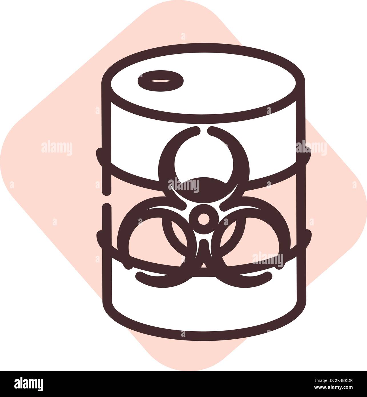 Disaster dangerous, illustration, vector on white background Stock ...